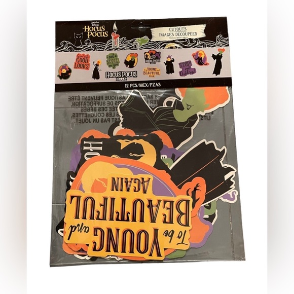 Disney | Party Supplies | Disney Hocus Pocus Cutouts | Poshmark